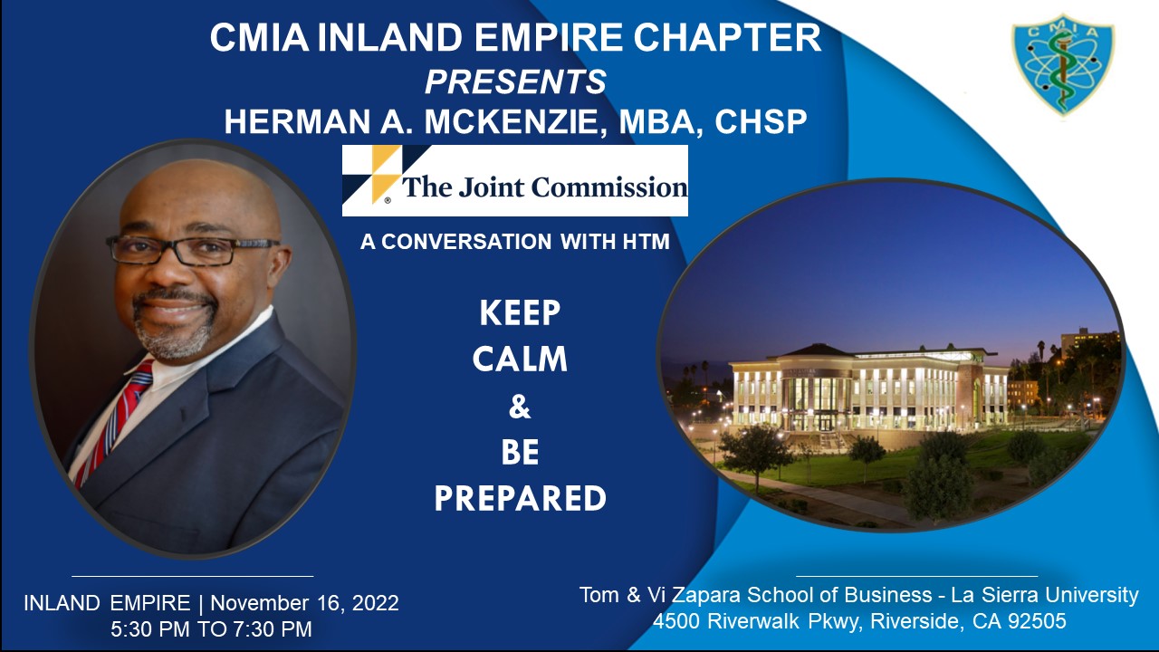 Don’t Panic! Keep Calm & Be Prepared! | California Medical ...