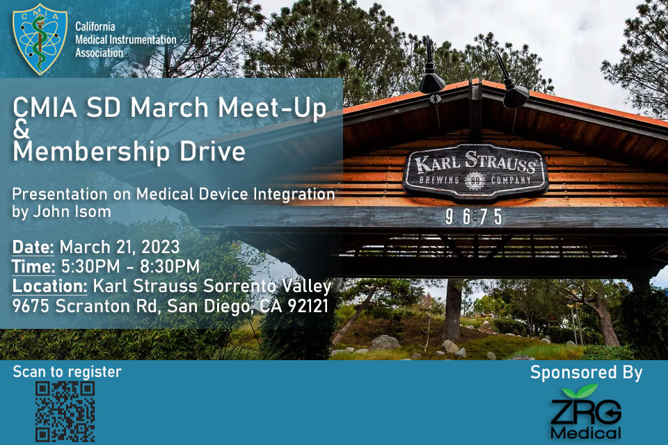 March Meet up and Membership Event CMIA San Diego | California Medical ...