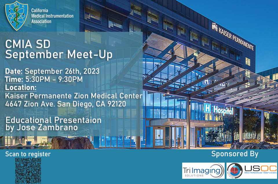 CMIA San Diego Chapter Meeting | California Medical Instrumentation ...