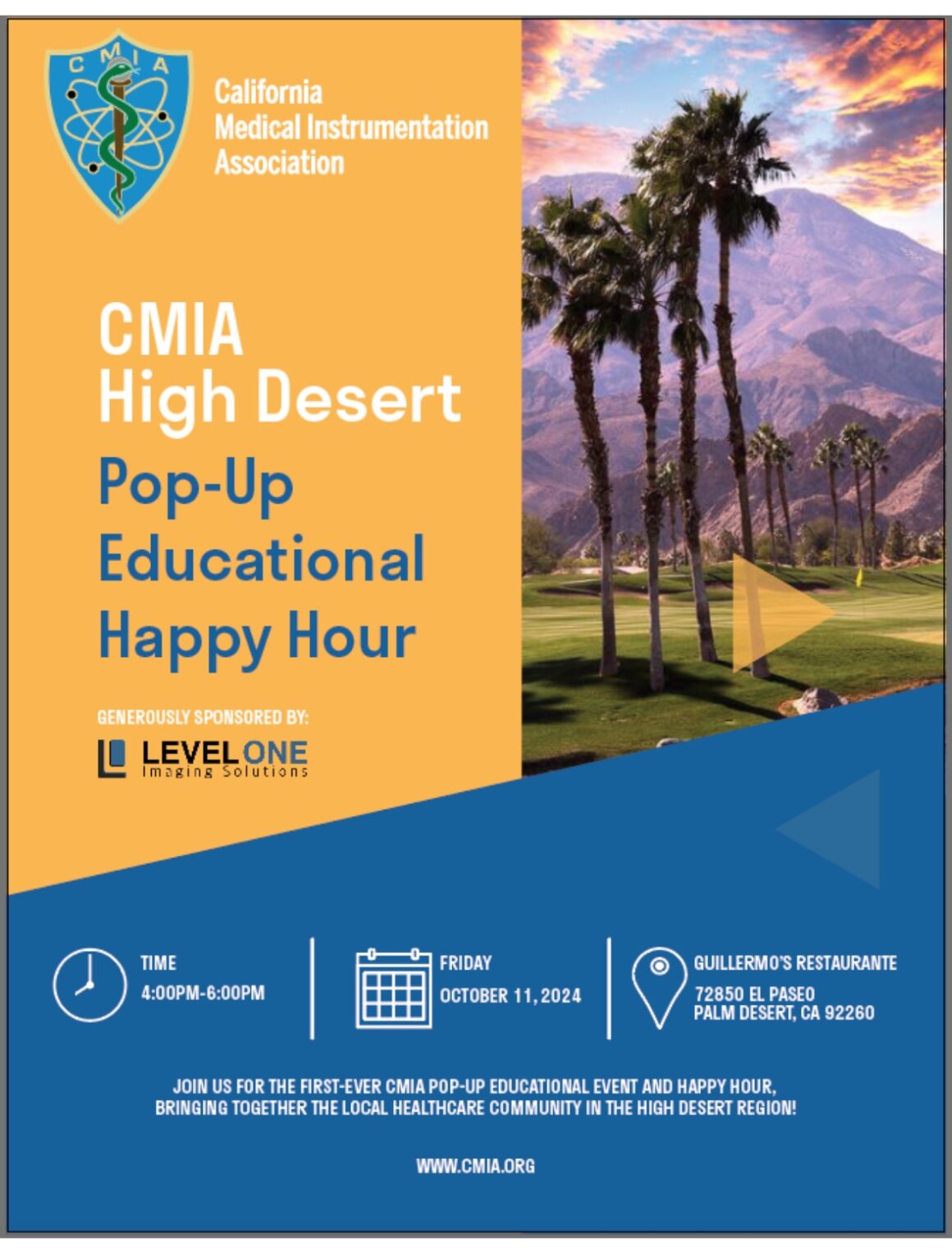 CMIA Pop-Up Educational Happy Hour - Coachella Valley | California ...