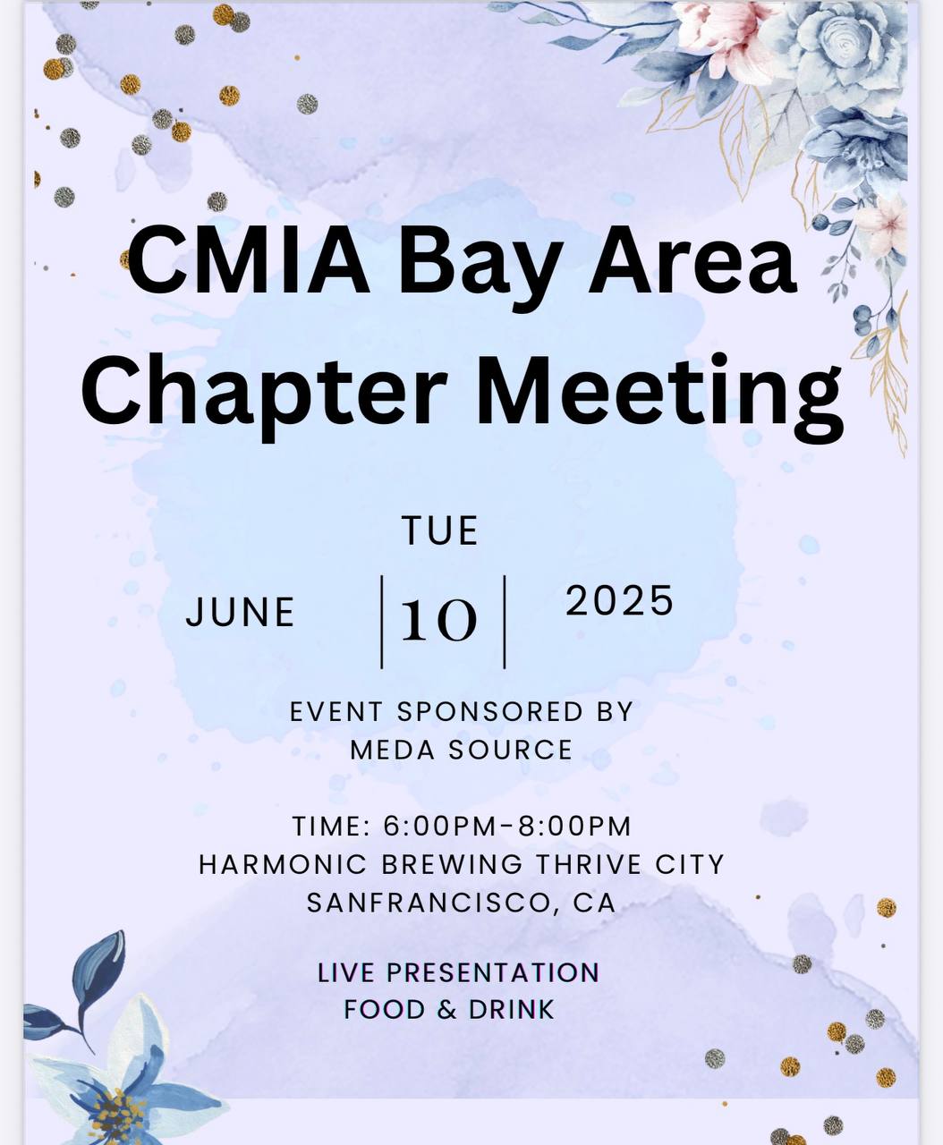 June Bay Area Chapter Meeting | California Medical Instrumentation ...